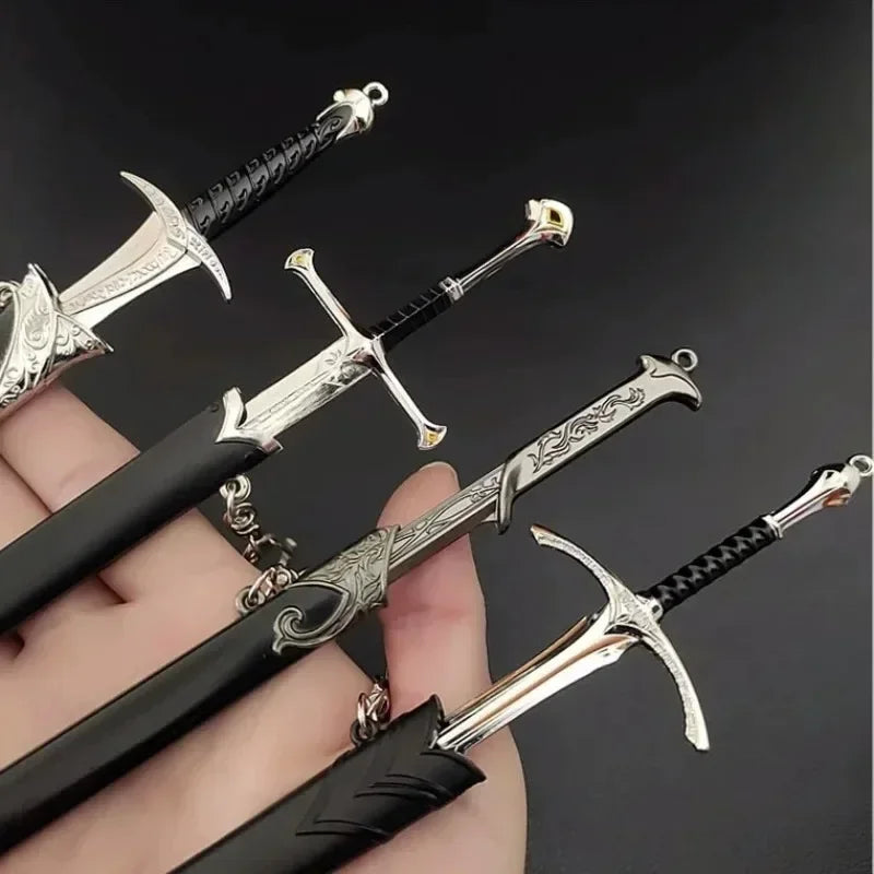 Miniature LOTR Swords Collection | Andúril, Sting, Elvenking – Fiction Edge